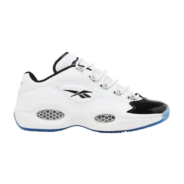 REEBOK Question Low Patent Leather Sneakers - White