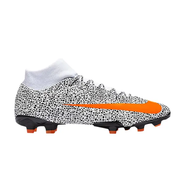 Nike Cr7 X Mercurial Superfly Academy Mg 'safari - White