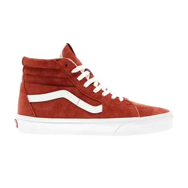 VANS Sk8-hi Suede High-top Sneakers - Red
