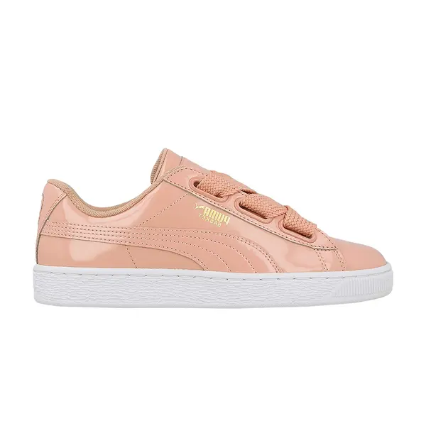 PUMA Basket Heart Patent Sneakers - Pink