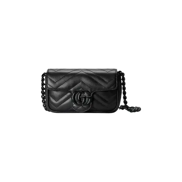 Gucci Gg Marmont Belt Bag - Black