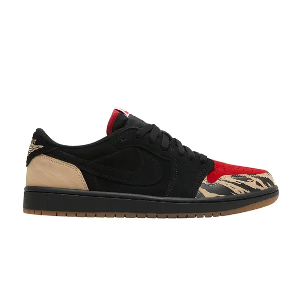 JORDAN 1 Low Solefly 'everglades' Sneakers - Black