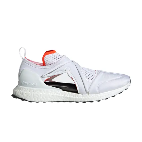 adidas Ultraboost T Shoes - Women's - White / Solar Red - 10.5