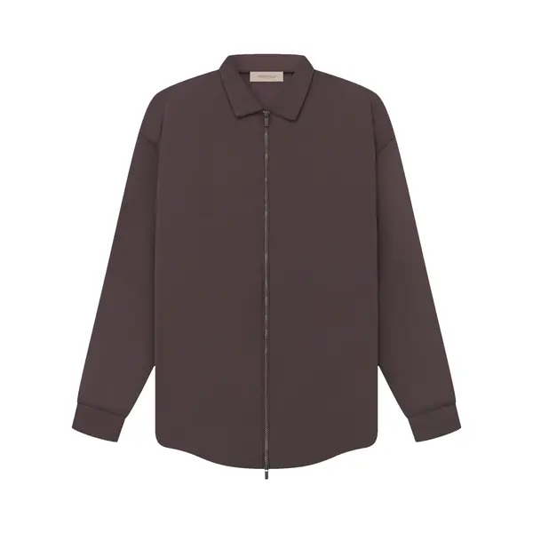 Fear Of God Filled Nylon Shirt Jacket 'plum - Brown