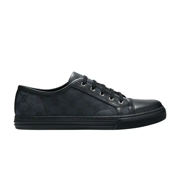 Gucci Gg Canvas Low Top Sneakers - Grey