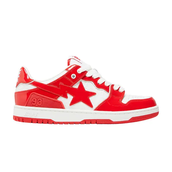 A BATHING APE Sk8 Sta #5 Sneakers - Red