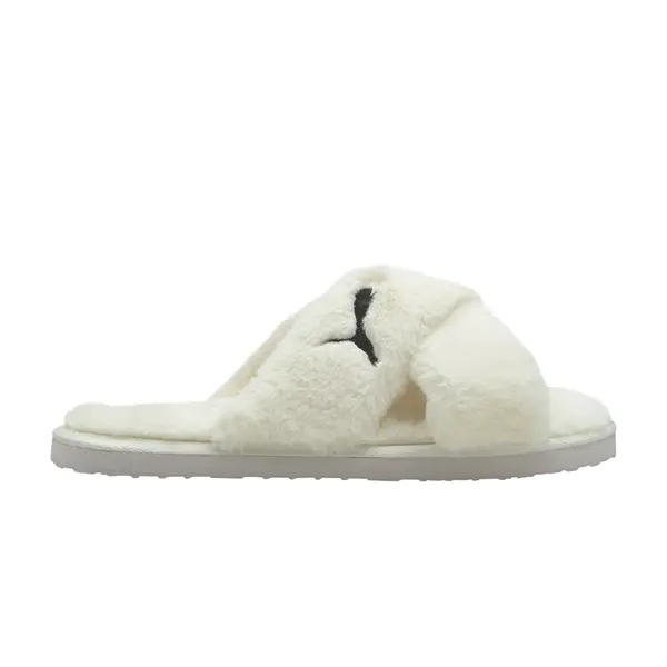 PUMA Fluff X Strap Slide - White