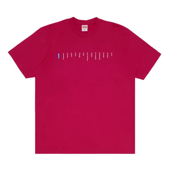 Supreme Location Tee - Pink