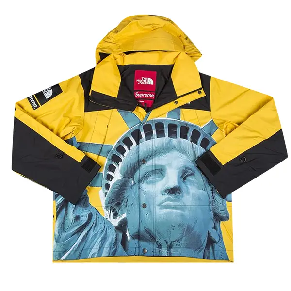 Supreme X The North Face Statue Of Liberty Mountain Jacket - Yellow
