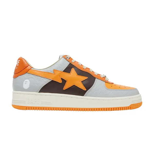 A BATHING APE Bapesta Low M2 Sneakers - Orange