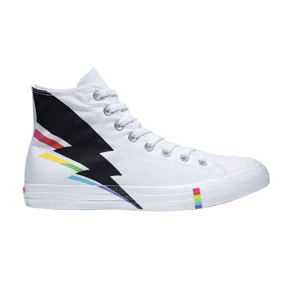 CONVERSE Chuck Taylor All Star High 'pride Lightning Bolt - White