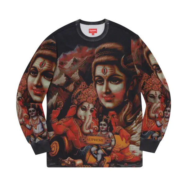 Supreme Ganesh Long-sleeve Thermal - Black