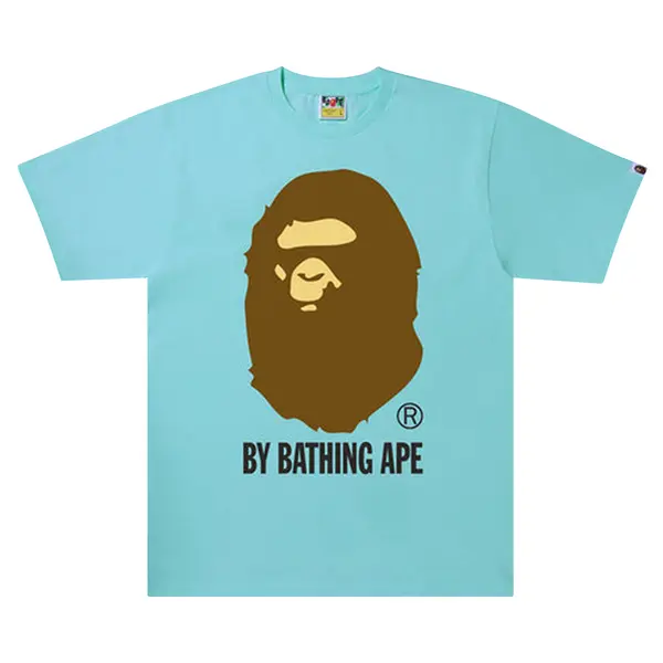 A BATHING APE By Bathing Ape Tee 'sax - Blue