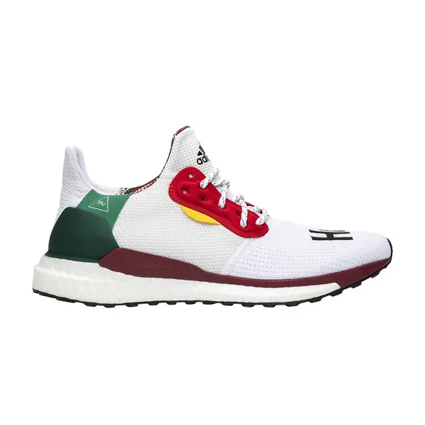 Adidas Pharrell X Solar Hu Glide Sneakers - White