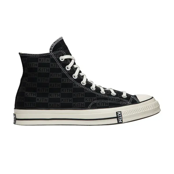 CONVERSE Kith X Chuck 70 High Monogram Sneakers - Black