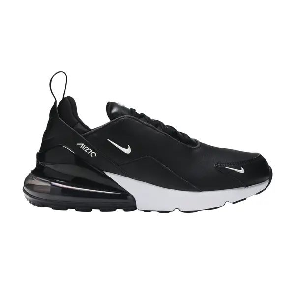 Nike Max 270 Premium Leather Sneakers - Black