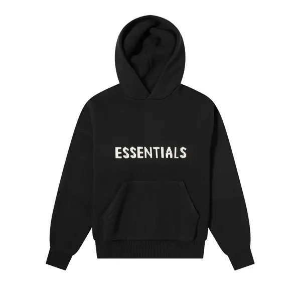 Fear Of God Knit Hoodie - Black