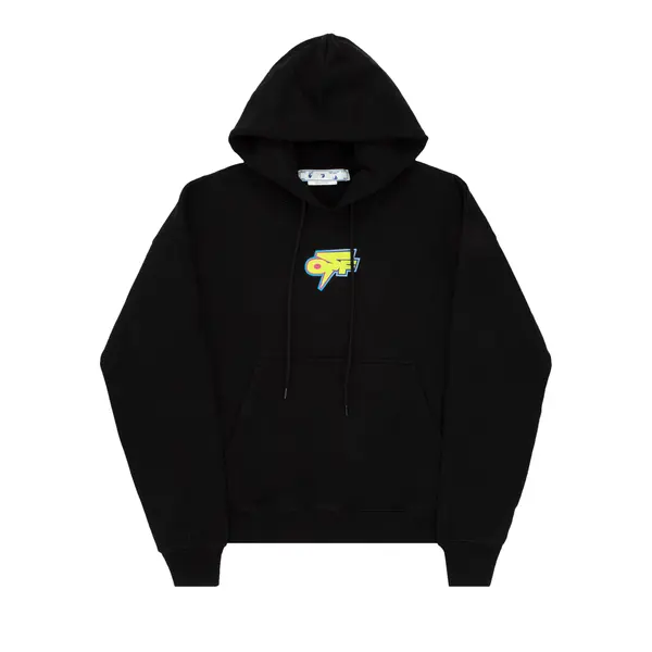Off-White Degrade Thunger Skate Hoodie - Black