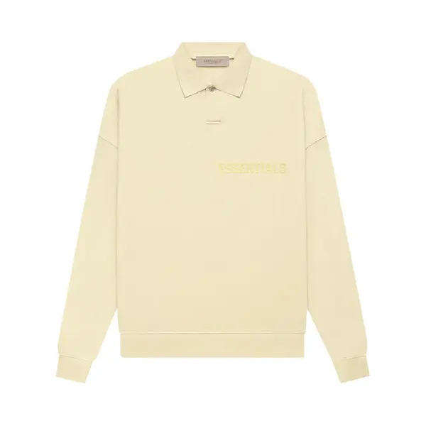 Fear Of God Long-sleeve Polo - Cream