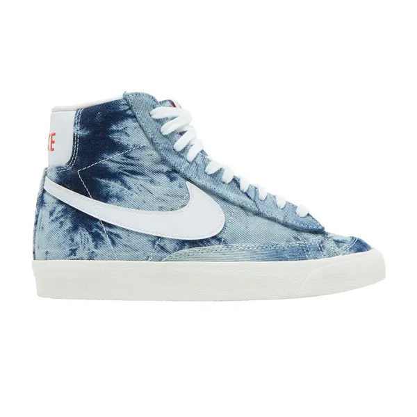 Nike Blazer Mid '77 'washed Denim' Sneakers - Blue
