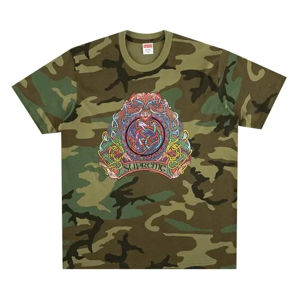 Supreme Knot Tee 'woodland Camo - Multicolor