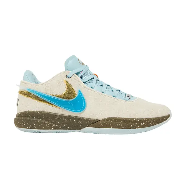 Nike Unknwn X Lebron 20 'message In A Bottle' Sneakers - Cream