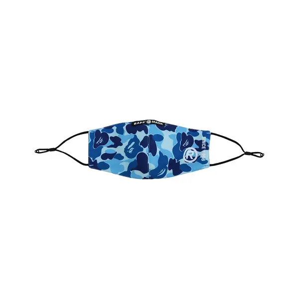 A BATHING APE Abc Camo Mask - Blue