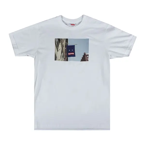 Supreme Banner Tee - White