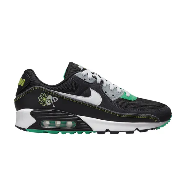 Nike Air Max 90 Se 'swoosh Fiber' Sneakers - Black
