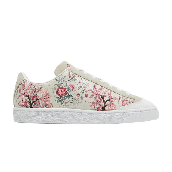 PUMA Liberty Of London X Basket Sneakers - Cream