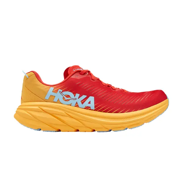 HOKA® Rincon 3 Athletic Sneakers - Red