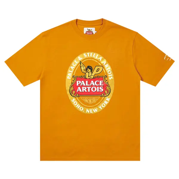 PALACE X Stella Artois Coaster T-shirt - Gold