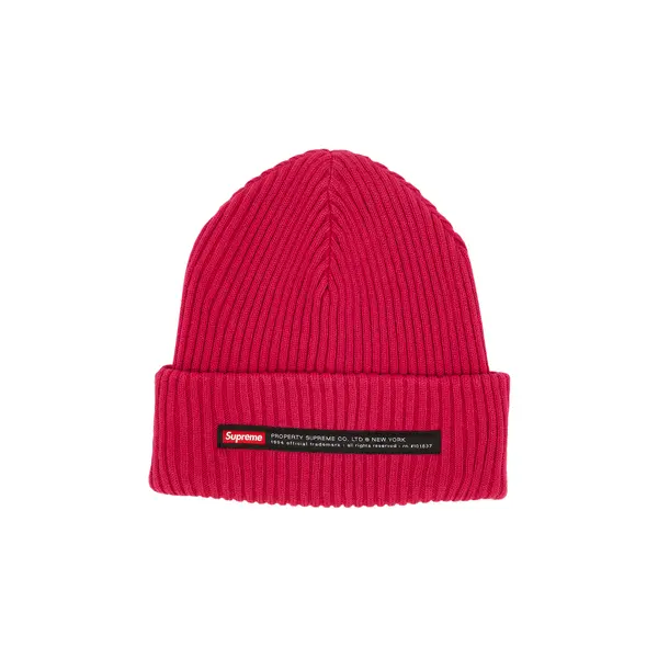 Supreme Property Label Beanie - Pink