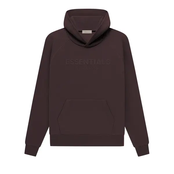 Fear Of God Waffle Raglan Hoodie - Brown