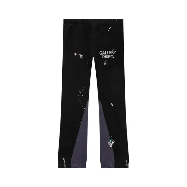 GALLERY DEPT. Logo Flare Sweatpants 'washed - Black