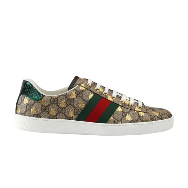 Gucci Ace Gg Supreme Sneakers - Tan