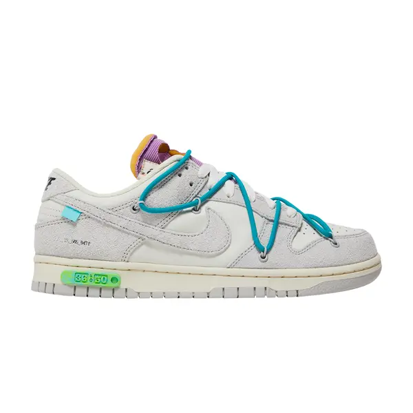 Nike Off- X Dunk Low 'lot 36 Of 50 - White