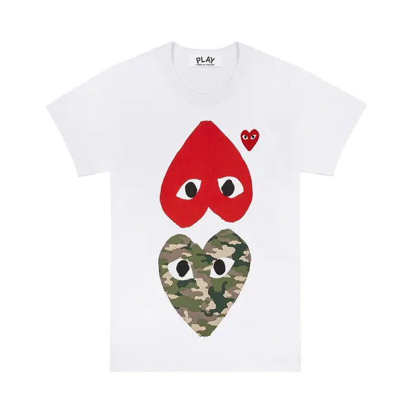 Play Comme Des Garcon Upside Down Camo T-shirt
