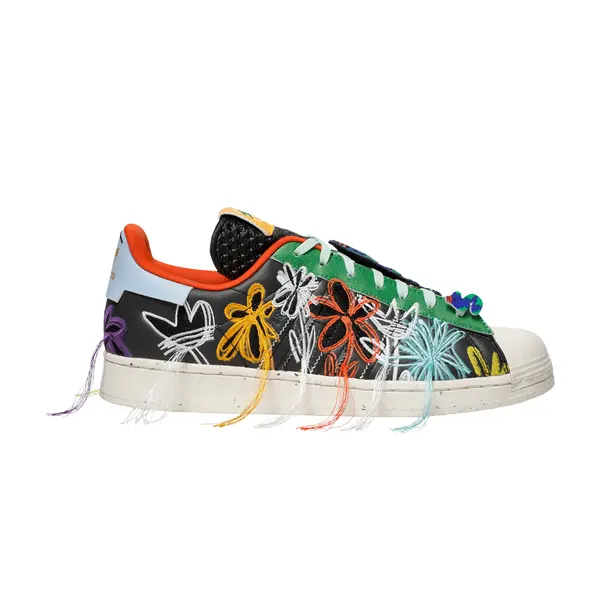 Adidas Sean Wotherspoon X Superstar Super Earth Sneakers - Black