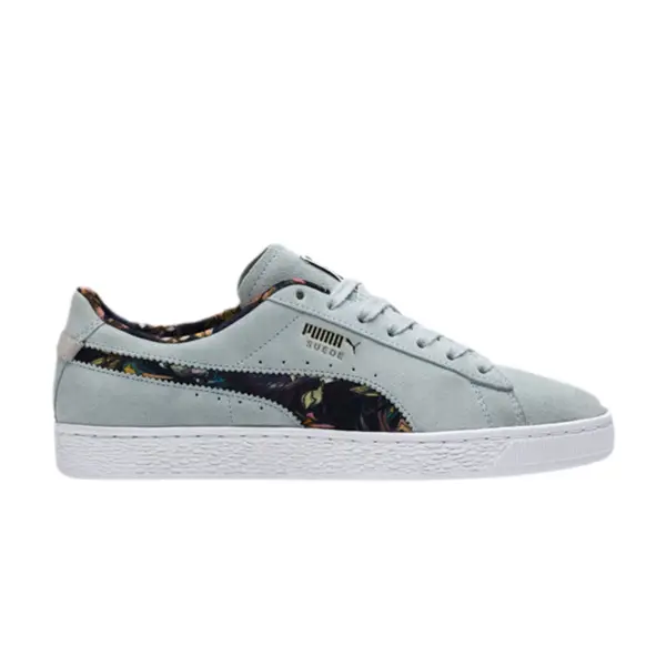 PUMA Suede 'garden Floral Light Sky - Blue