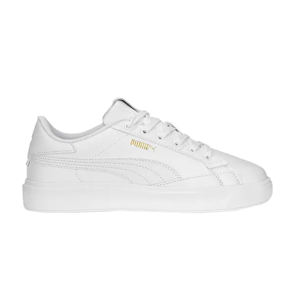 PUMA Lajla Leather Sneakers - White