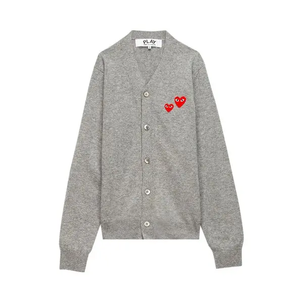 Play Comme Des Garcon V-neck Cardigan