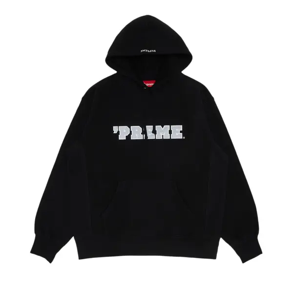 Supreme Preme Hooded Sweatshirt - Black