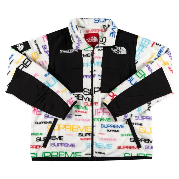 Supreme X The North Face Steep Tech Fleece Jacket - White