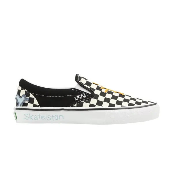 VANS Skateistan X Skate Slip-on Checkerboard - Black