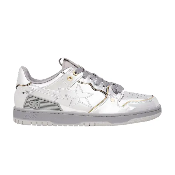 A BATHING APE Hajime Sorayama X Wmns Sk8 Sta - Silver