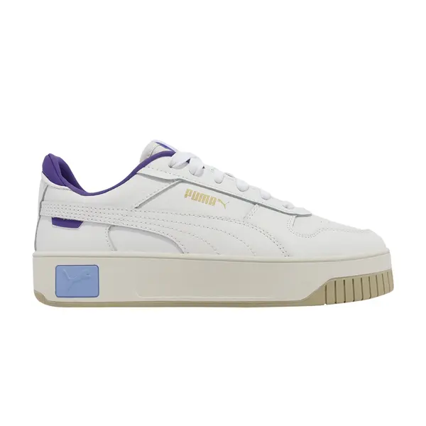PUMA Carina Street Lace Up Sneakers - White