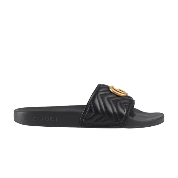 Gucci Matelassé Slide With Double G