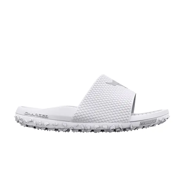Under Armour Project Rock Slides - White