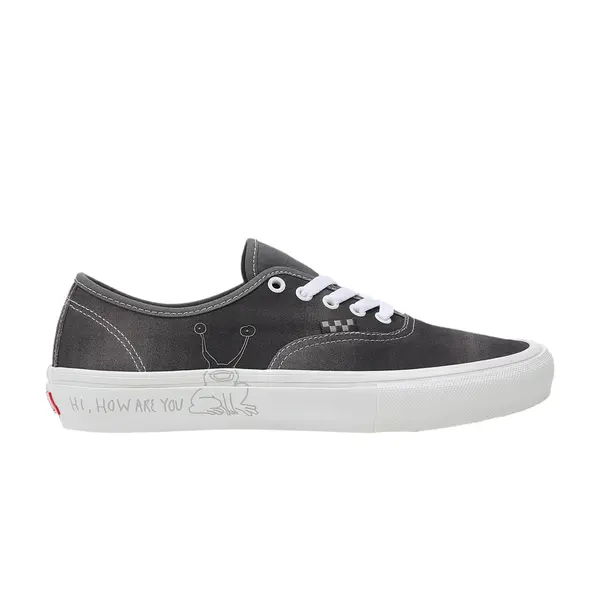 VANS Daniel Johnston X Skate Authentic 'hi, How Are You Project' Sneakers - Grey